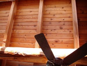 HTM high thermal mass log purlin roof deck and insulation details | The ...